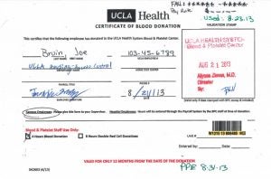 Blood Donations | HR & Payroll Center – North